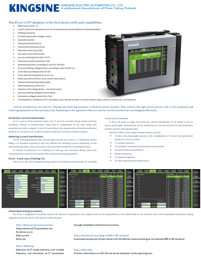 KT210 catalogue V1.0 | PDF | Transformer | Electrical Engineering