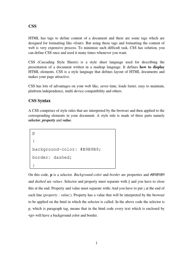 02css Pdf Html Element Html 9703