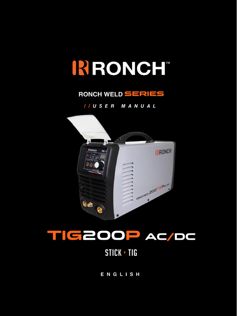 USERMANUAL Ronch 200TIGP ACDC EN | PDF | Welding | Construction