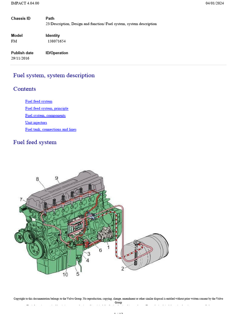Volvo | PDF | Fuel Injection | Pump