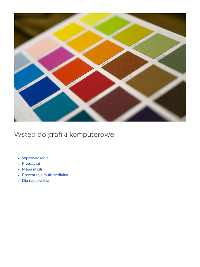 Wstep Do Grafiki Komputerowej | PDF