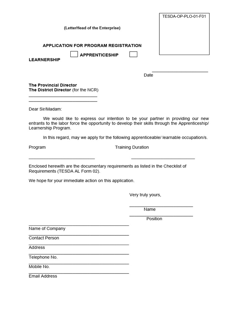 FORMS Apprenticeship and Learnership IG (Final Version) | PDF ...