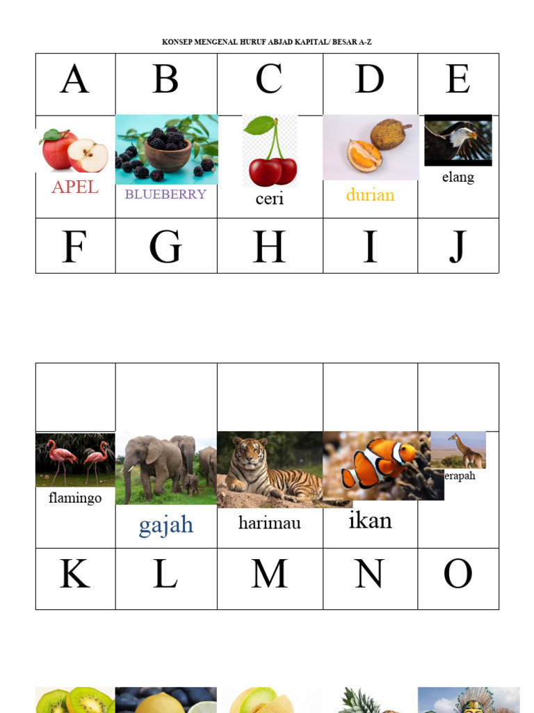 Naskah Mengenal Huruf Abjad 1 Buku | PDF