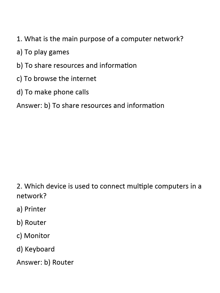 Networking Mcqs | PDF | Internet Protocol Suite | Computer Network Networking Mcqs | PDF | Internet Protocol Suite | Computer Network