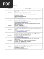 Infosys Global Locations Overview 2022-23 | PDF