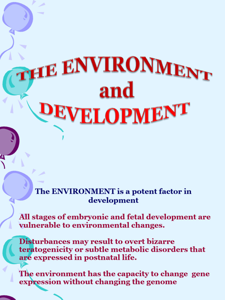Environment and Development | PDF | Polystyrene | Epigenetics