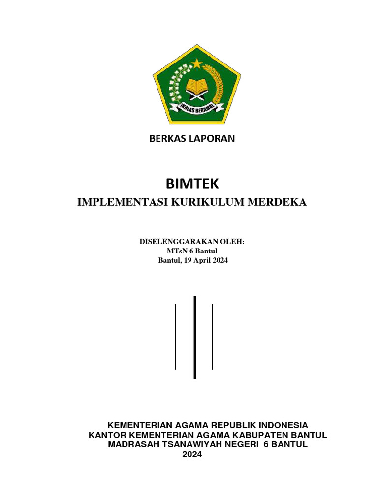 Laporan Bimtek Ikm 19-4-2024 | PDF