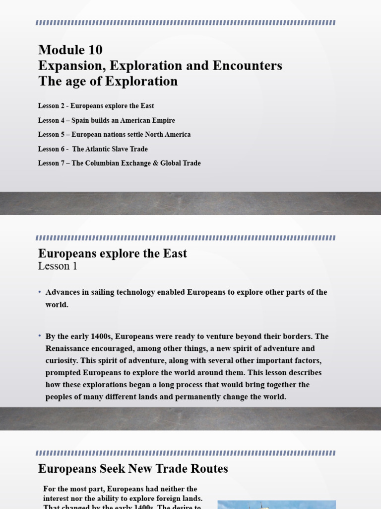 Module 10 Powerpoint | PDF | Spanish Empire | Christopher Columbus