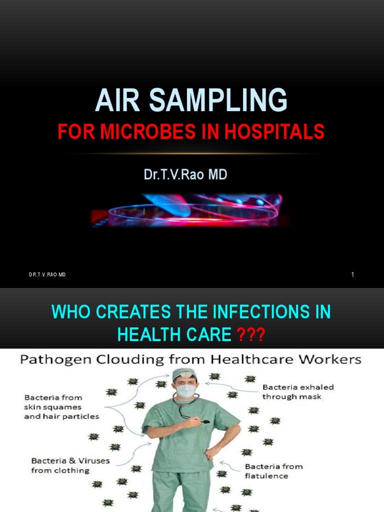 Air Sampling For Microbes in Hospitals | PDF | Particulates | Microorganism