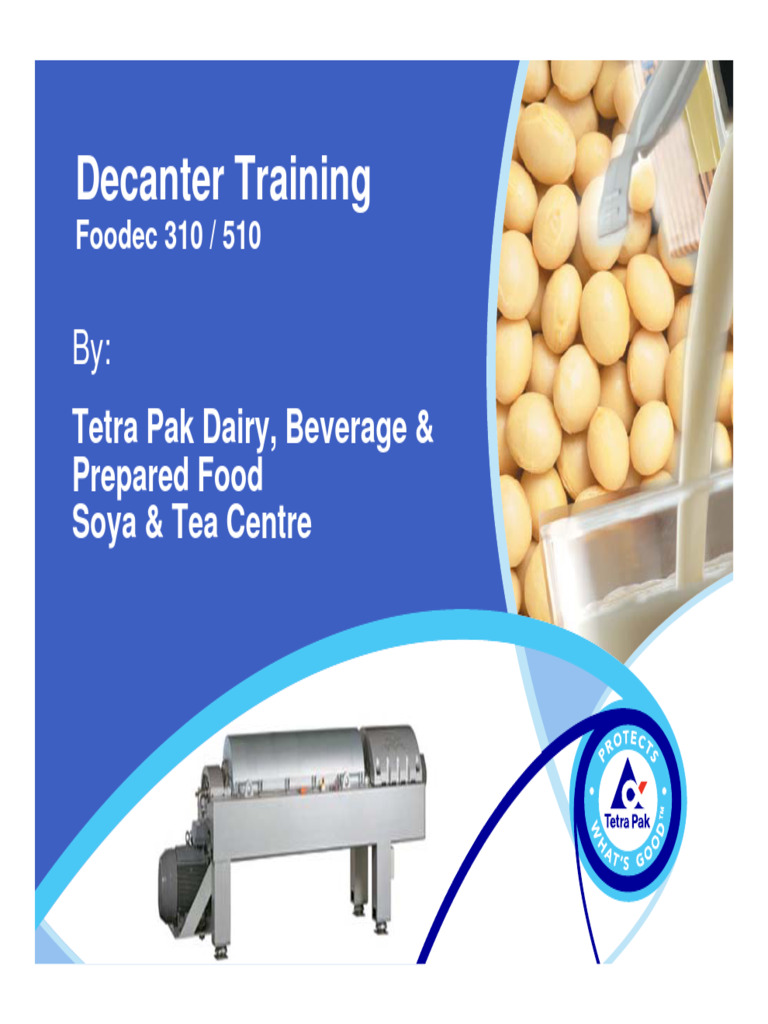 Decanter Training Unilever Mexico | PDF | Bearing (Mechanical ...