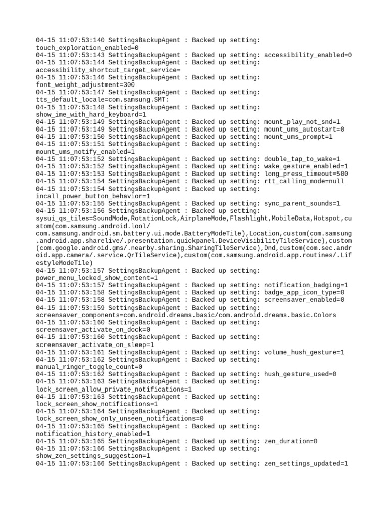 Settings Provider | PDF | Java (Programming Language) | Operating System Families