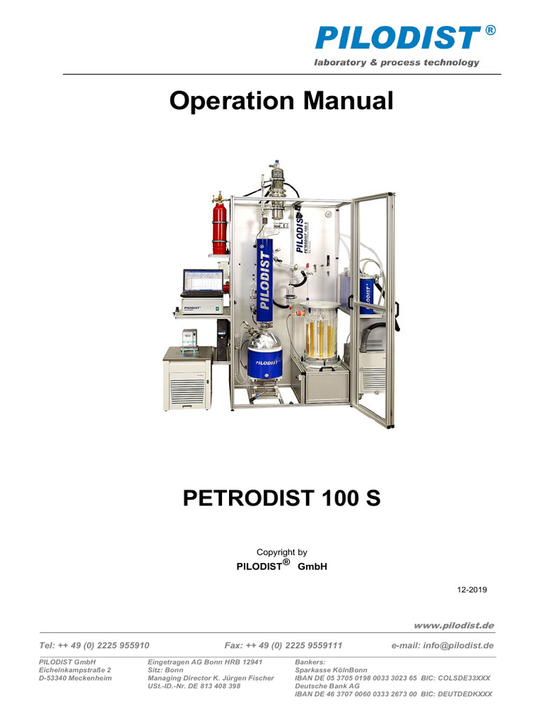 OM PD100S e 12 2019 - Final - Resized | PDF | Distillation | Valve