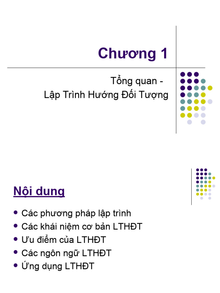 Chuong 1 - Tong Quan | PDF