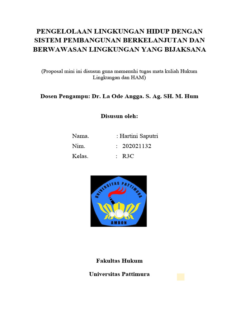 Proposal Mini | PDF | Sains & Matematika