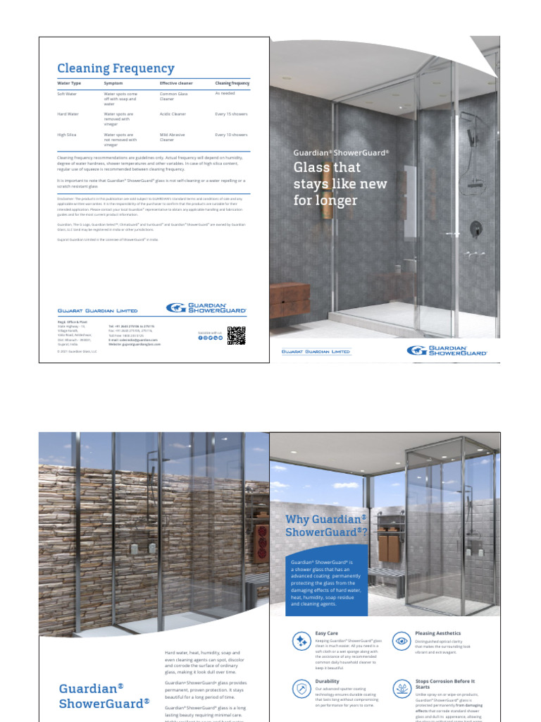 In ShowerGuard Brochure 20.05.2022 | PDF | Glasses | Corrosion