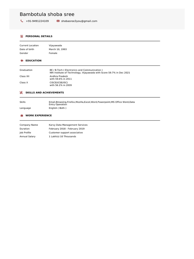 3a3b46bf 9fab 4535 8540 D2bceec5ea8cbambotula Shoba Sree Resume | PDF