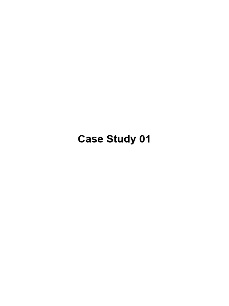 Sample Case Study-Portfolio | PDF | Ip Address | Internet
