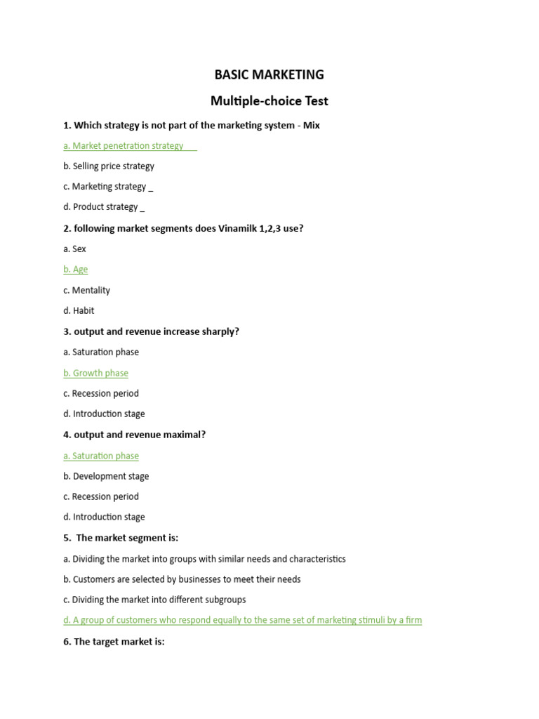 Basic Marketing | Download Free PDF | Marketing | Market Segmentation