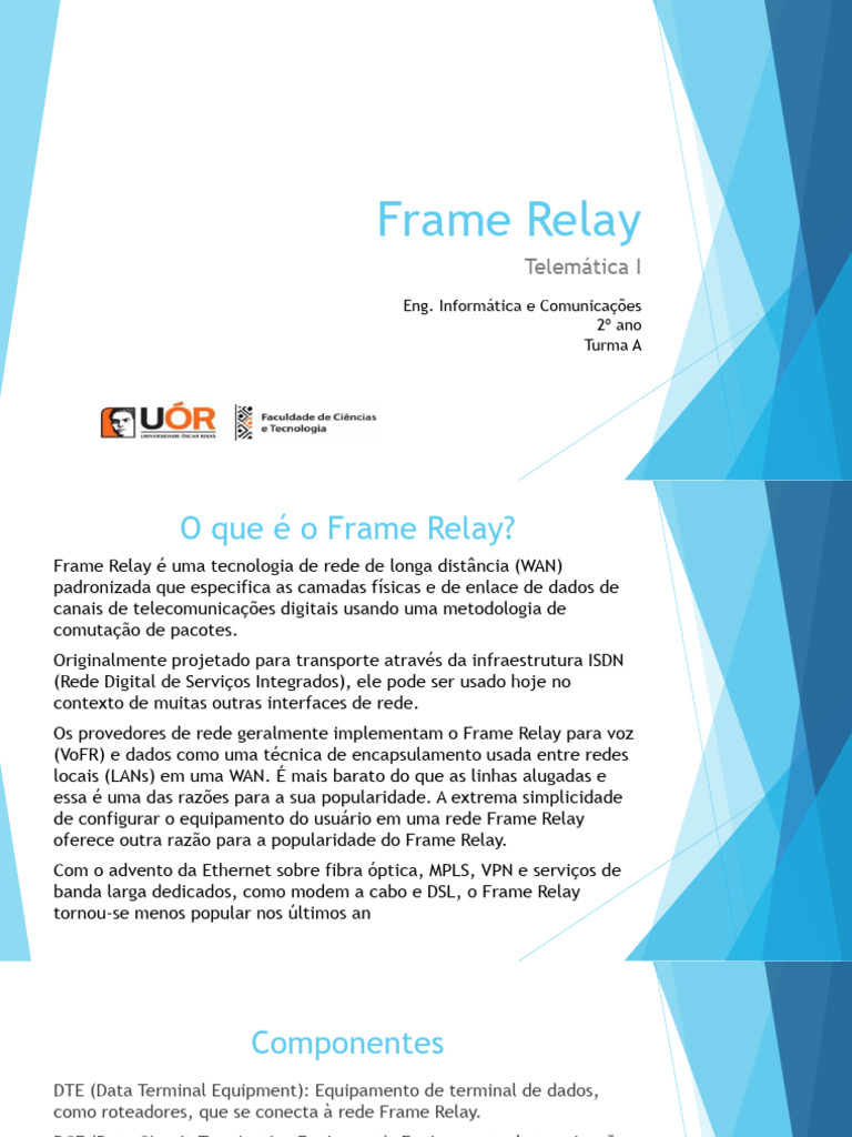Frame Relay | PDF | Rede de computadores | Redes