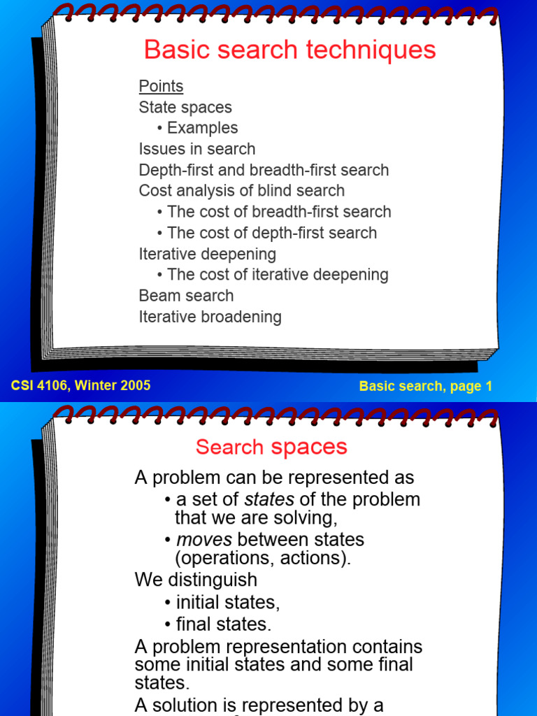 AI05 03 BasicSearch | PDF | Theoretical Computer Science | Combinatorics
