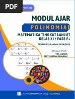 Modul Ajar Polinomial Kelas 11 | PDF