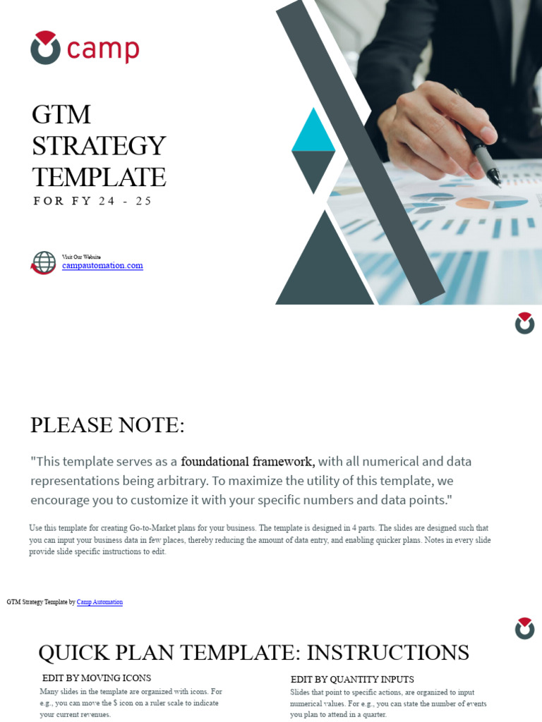 Camp Gtm Strategy Template | Download Free PDF | Marketing | Private Sector