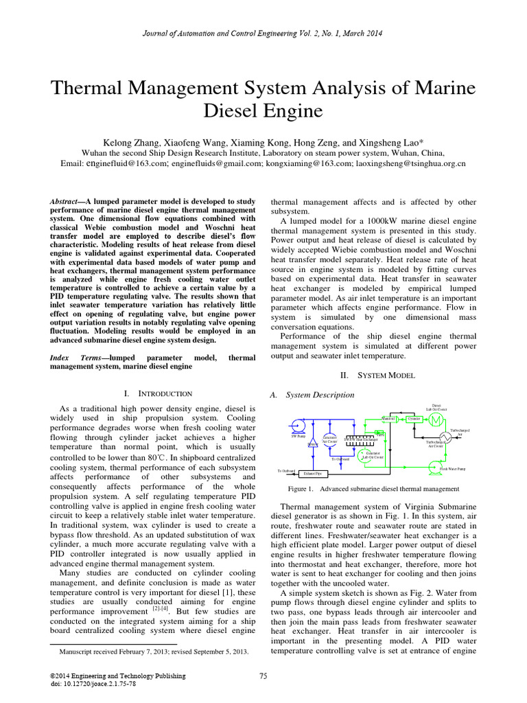 Thermal Management of Submarine | PDF | Diesel Engine | Engines