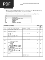 Grade 7 Term 1 Maths Assignment | PDF | Mathematics