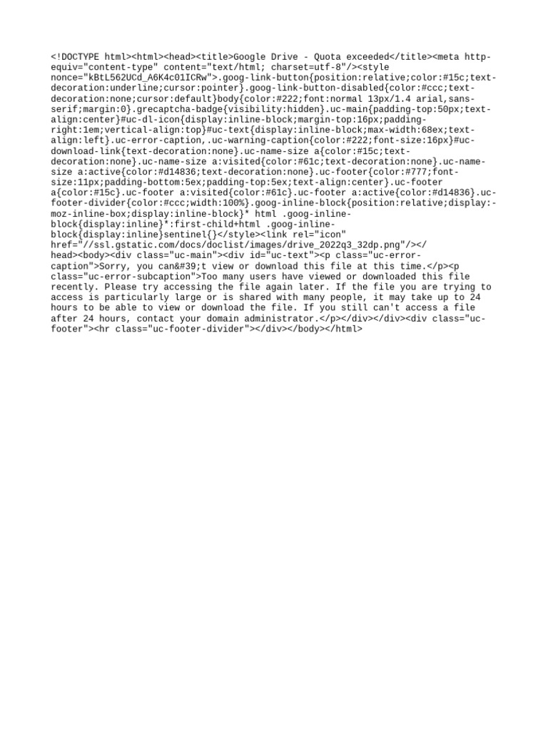 Google Drive File Access Denied Error | PDF | Business | Computers
