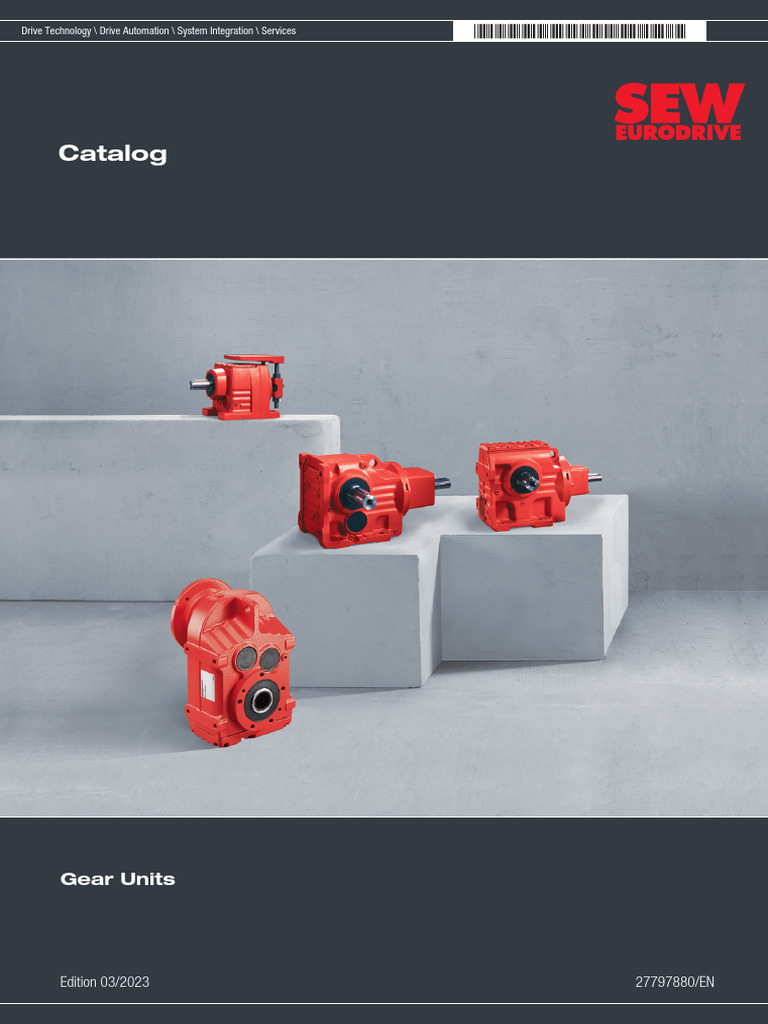 Catalog: Gear Units | PDF | Gear | Electric Motor
