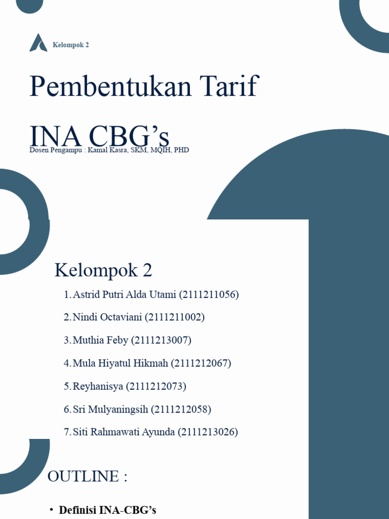 Pembentukan Tarif INA CBG's di RS | PDF