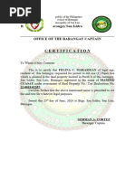 Sample Cert - Cutting Trees | PDF