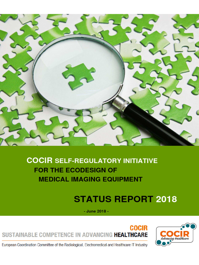 COCIR SRI Status Report 2018 - June 2019 | PDF | Medical Imaging | Ct Scan