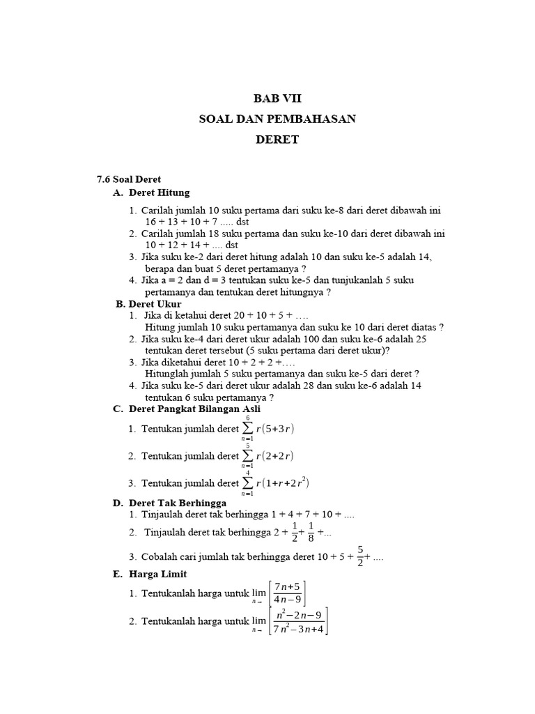 SOAL - DAN - PEMBAHASAN - BAB - 7 (1) Fiks | PDF