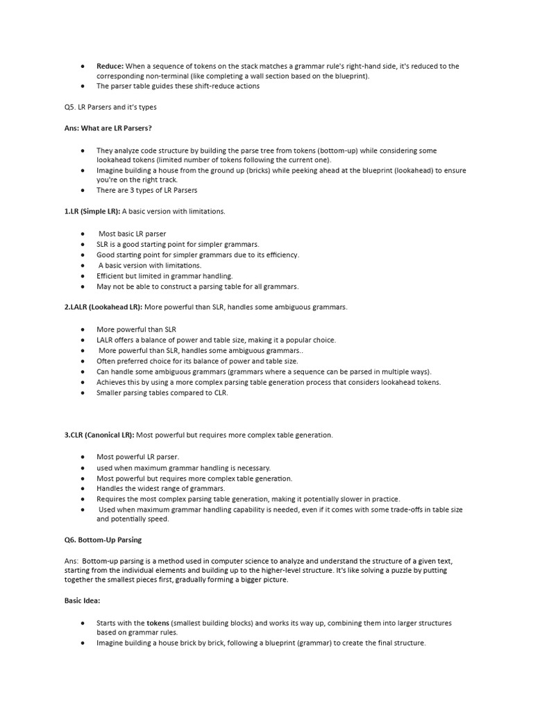 Compiler Design (All Modules) - 13 | PDF | Parsing | Theoretical Computer Science