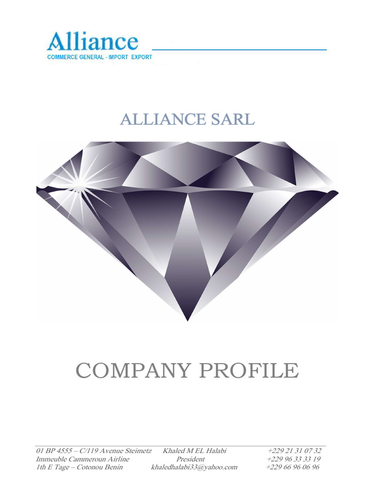 Alliance Profile New | PDF | Investing | Diamond
