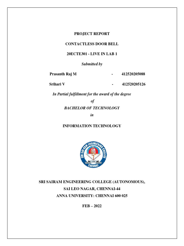 Report Final Done | PDF | Arduino | Integrated Development Environment