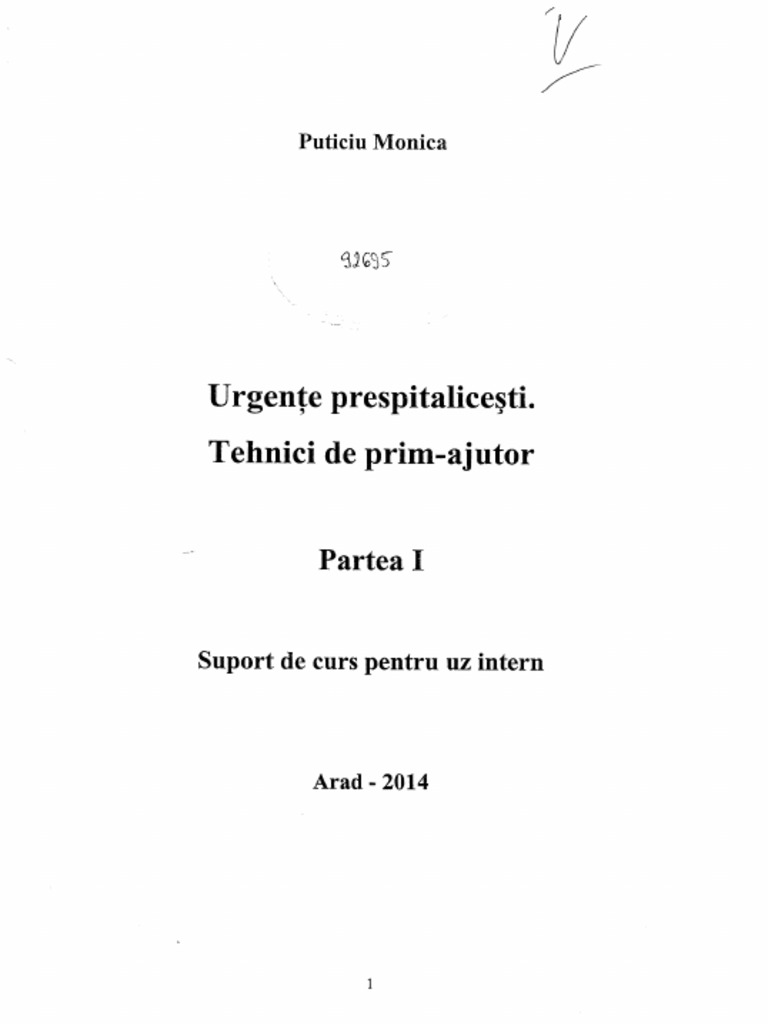 Sem I Urgente Prespital - Prim Ajutor 12 | PDF