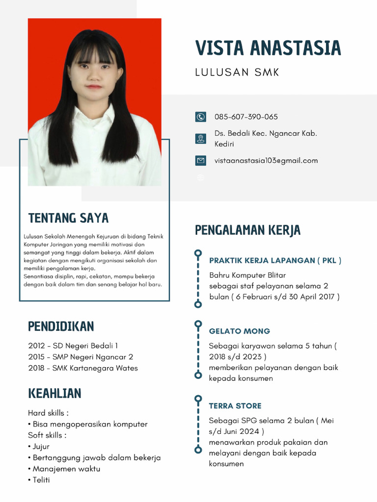 White Chef Simple Curriculum Vitae PDF | PDF