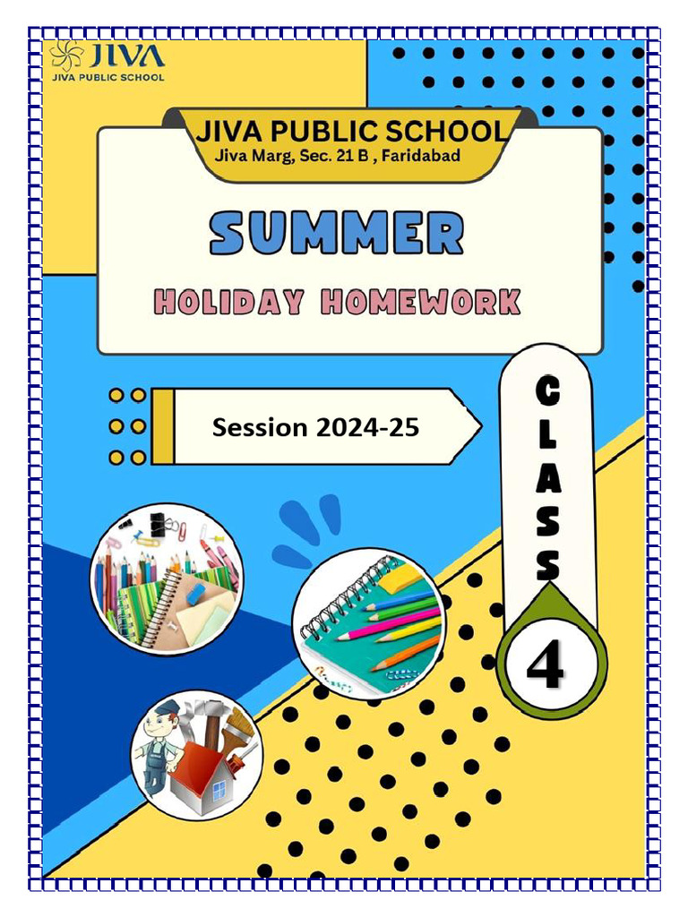 Holiday Homework Class 4 Final Ok Ok | PDF | Measurement | Length