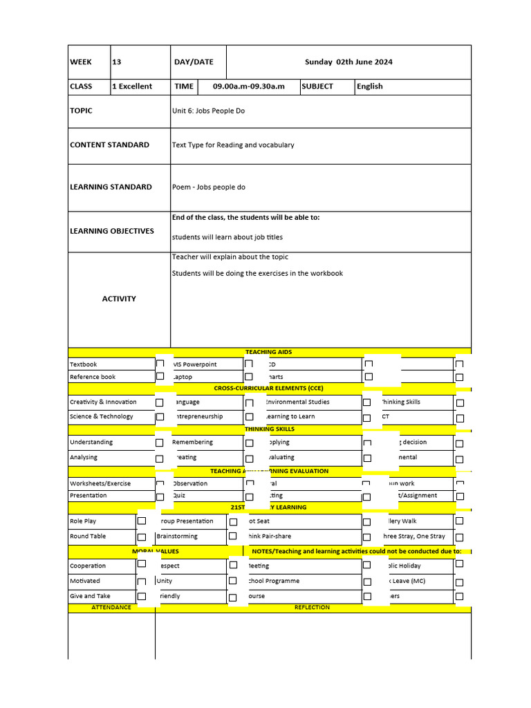 Week 11 English 1 Excellent | PDF | Educational Technology | Teachers