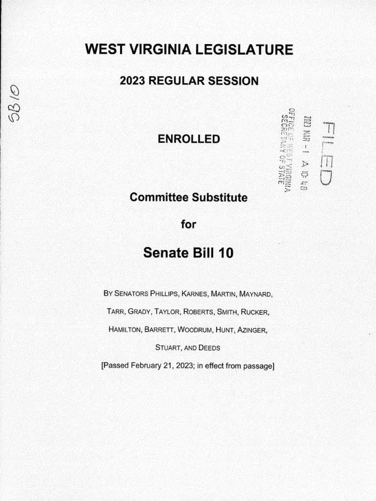 West Virginia Campus Self-Defense Act | PDF | Rulemaking | Employment