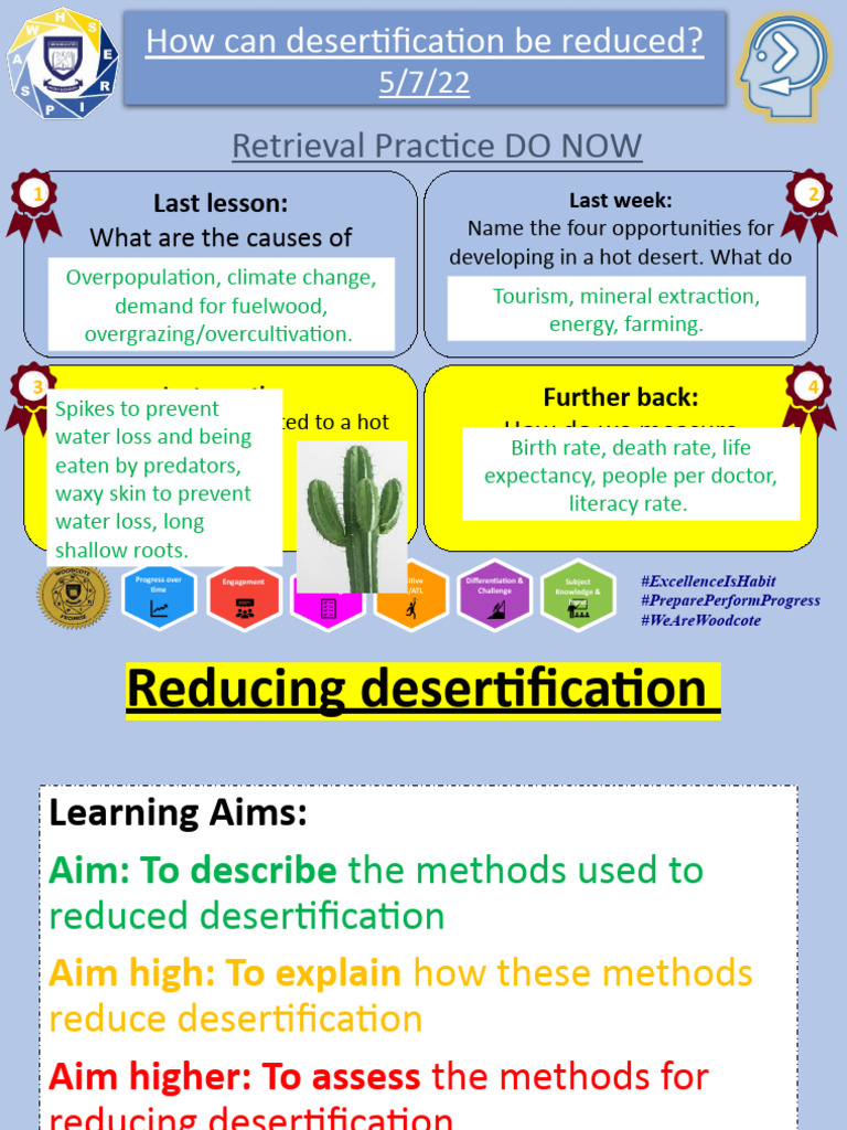 Reducing Desertification MJE | PDF | Desert | Earth Sciences