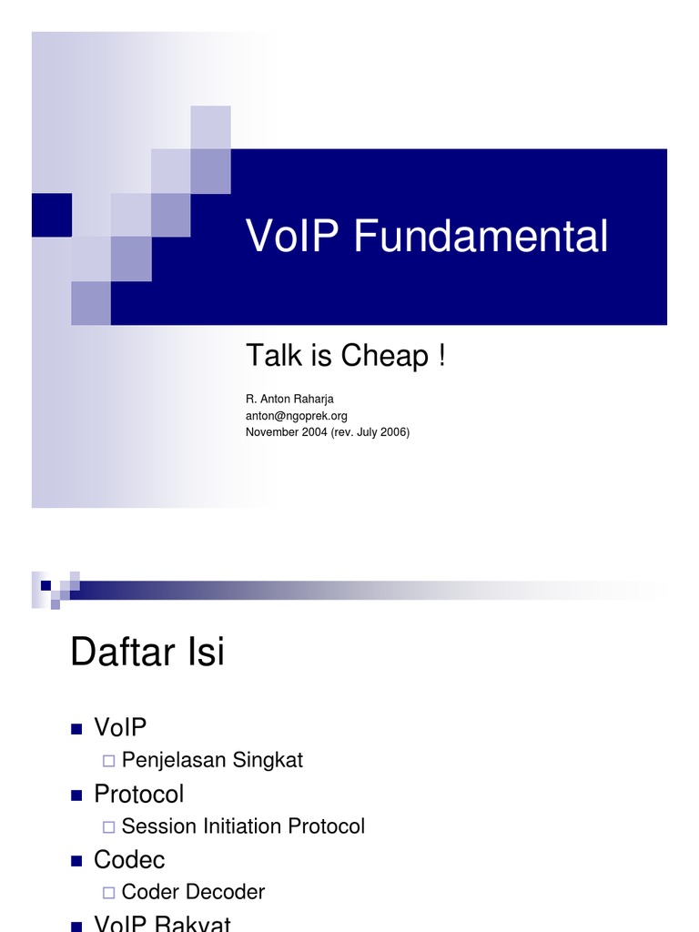Materi Voip Fundamental | PDF