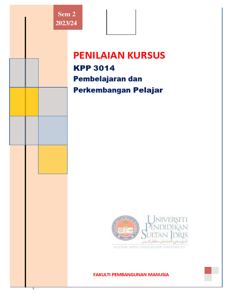 KPP3014 Penilaian Kursus A232 | PDF
