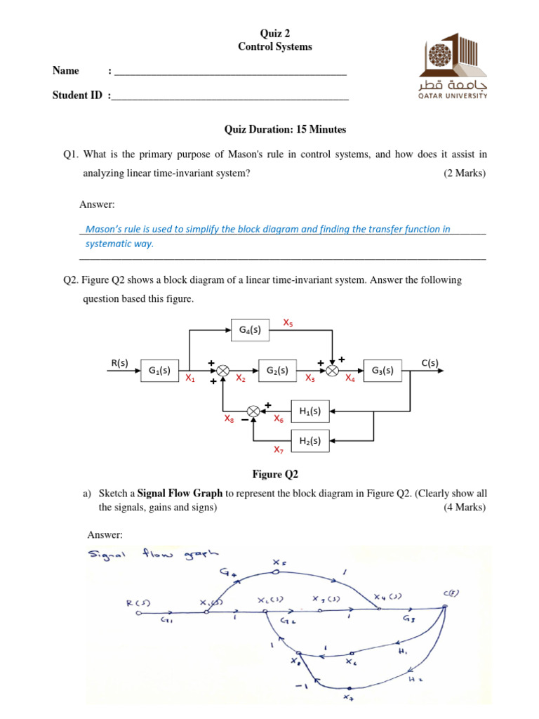 Quiz 2 Answer Scheme | PDF | Computer Engineering | Algorithms