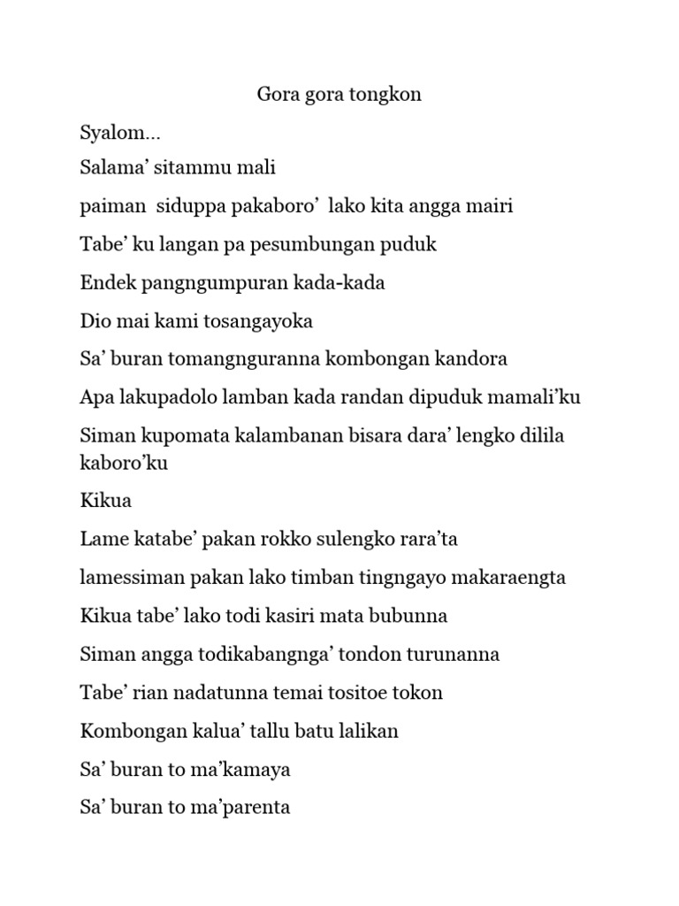 Gora Gora Mali' | PDF