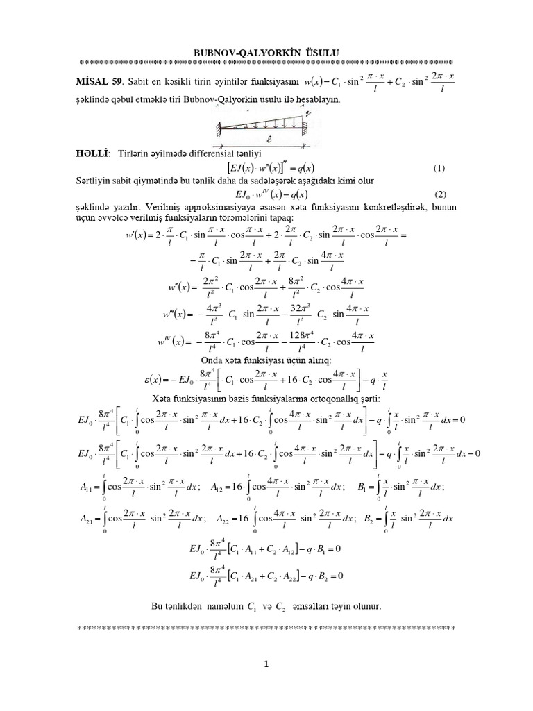 Bubnov HƏLL | PDF