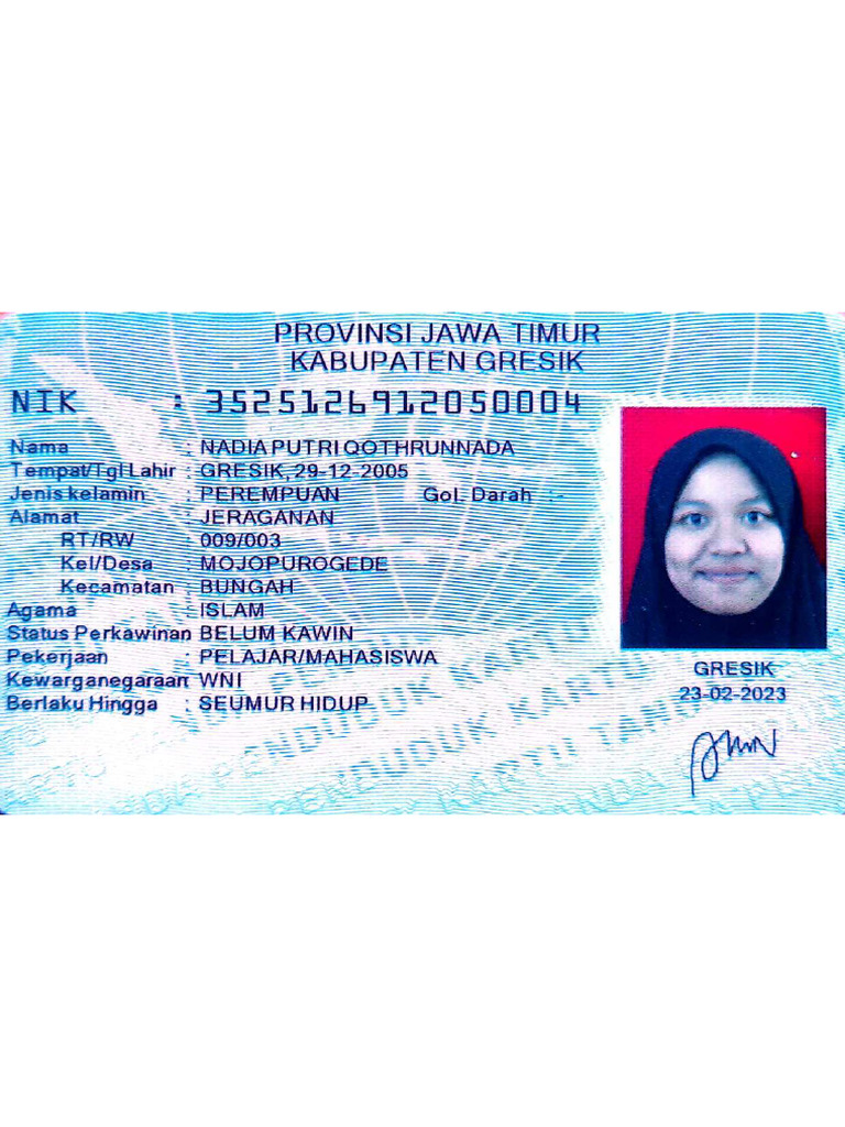 KTP Nadia Putri - Compressed | PDF