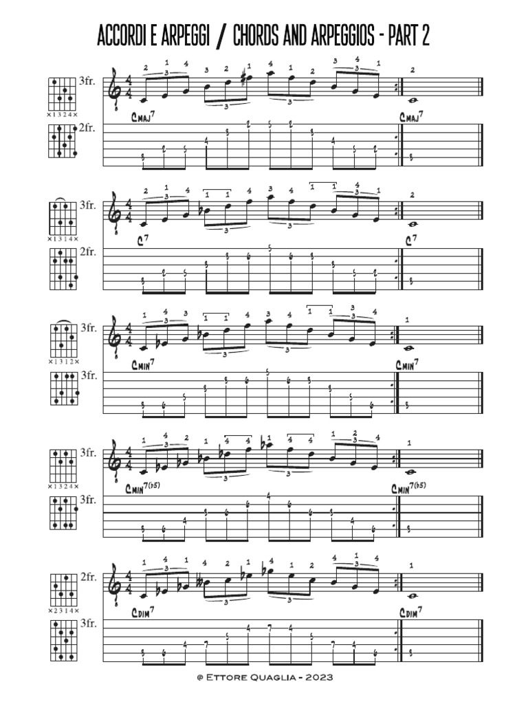 Arpeggios | PDF